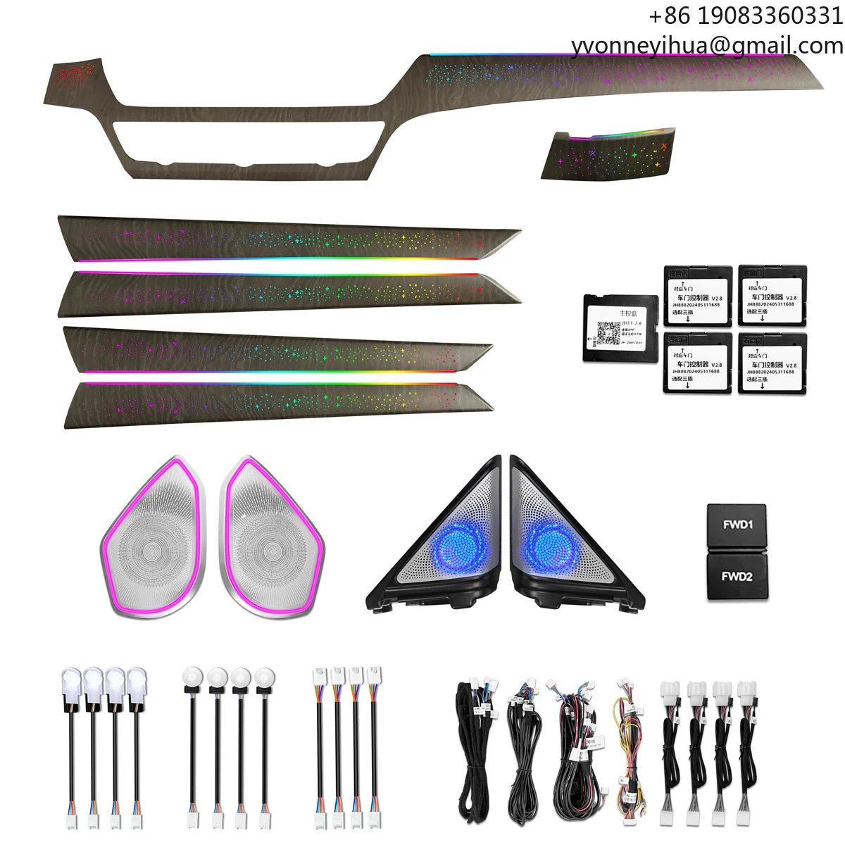 Star Dynamic Colorful Ambient Light For Honda Accord 10th Gen 2018 - 2 ...